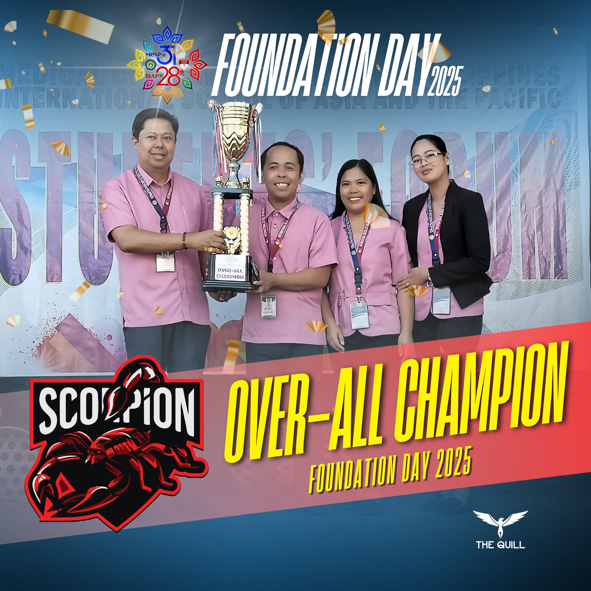 𝗥𝗲𝗱 𝗦𝗰𝗼𝗿𝗽𝗶𝗼n 𝗖𝗹𝗮𝗶𝗺𝘀 𝗩𝗶𝗰𝘁𝗼𝗿𝘆 𝗮𝘀 𝗢𝘃𝗲𝗿𝗮𝗹𝗹 𝗖𝗵𝗮𝗺𝗽𝗶𝗼𝗻 𝗼𝗳 𝗠C𝗡𝗣-𝗜𝗦𝗔𝗣 𝗙𝗼𝘂𝗻𝗱𝗮𝘁𝗶𝗼𝗻 ...